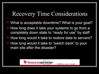 Disaster recovery enw | PPT