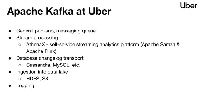 Disaster Recovery for Multi-Region Apache Kafka Ecosystems at Uber | PPT