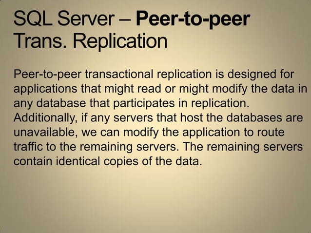 Disaster recovery in sql server | PPT