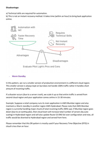 5 Essential Disaster Recovery (DR) Patterns for Cloud Applications | PDF