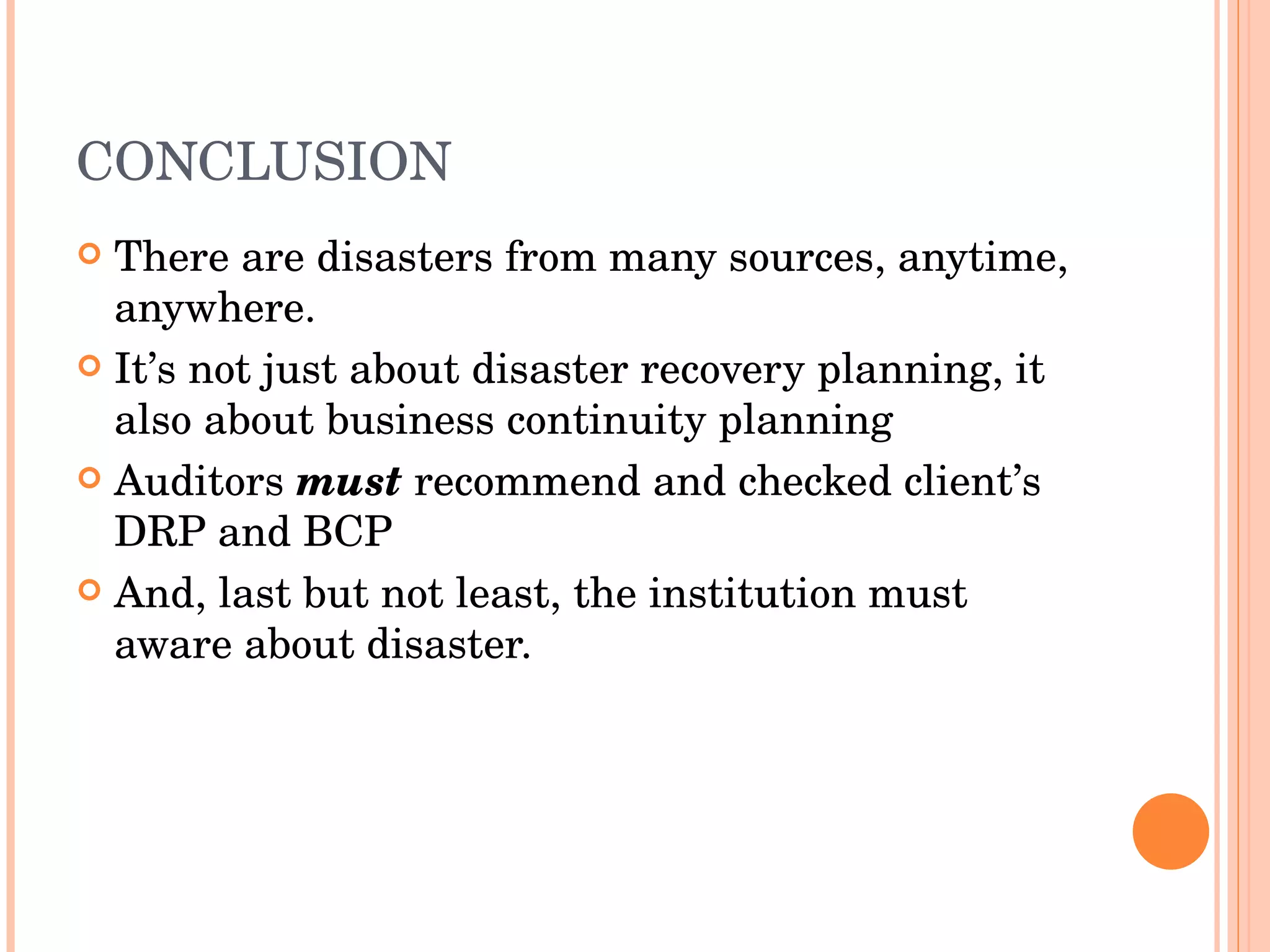 Disaster Recovery Planning | PPS