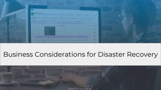 Disaster Recovery Planning for MySQL & MariaDB | PPT
