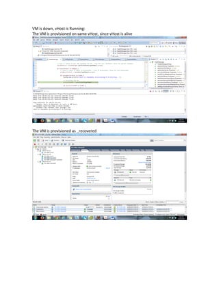 Disaster recovery solution for VMware vCenter, vHost and VMs | PDF