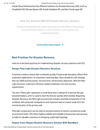Disaster Recovery Solutions with OCI - Best Practices for Seamless Cloud Migration.pdf
