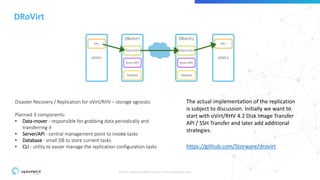 Disaster recovery strategies for oVirt | PPTX