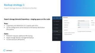 Disaster recovery strategies for oVirt | PPT