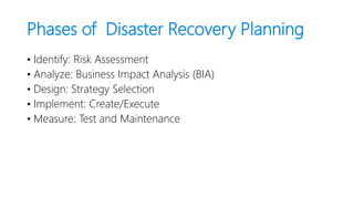 Disaster Recovery using Azure Services | PPTX