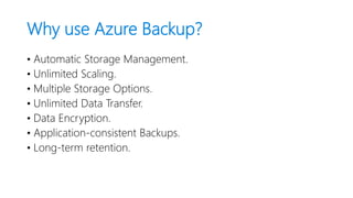 Disaster Recovery using Azure Services | PPTX