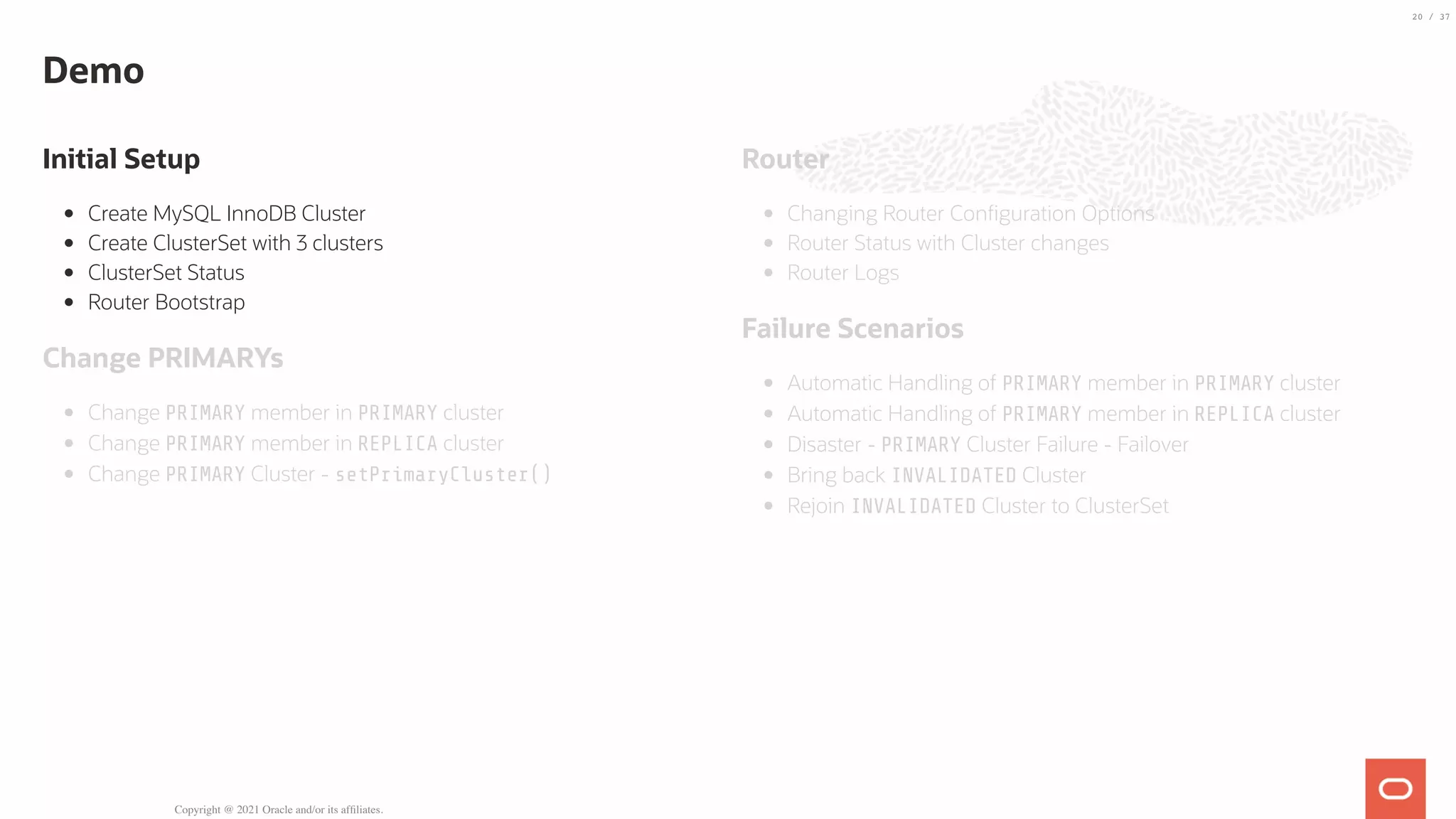 Disaster Recovery with MySQL InnoDB ClusterSet - What is it and how do ...