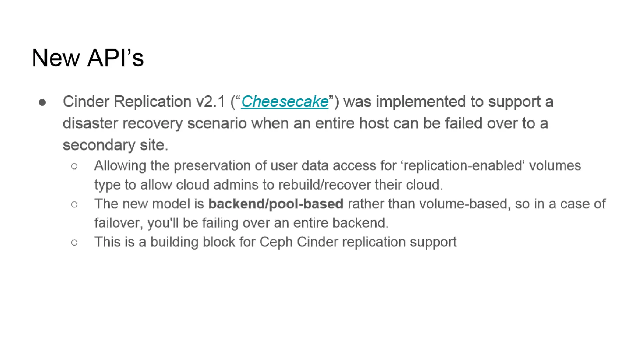 Disaster recovery with open stack and ceph | DOC | Technology & Computing