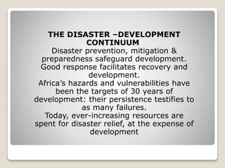 Disaster relief | PPTX