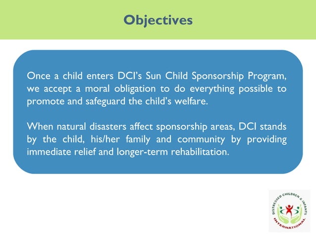 Disaster Relief & Rehabilitation Program Overview | PPT