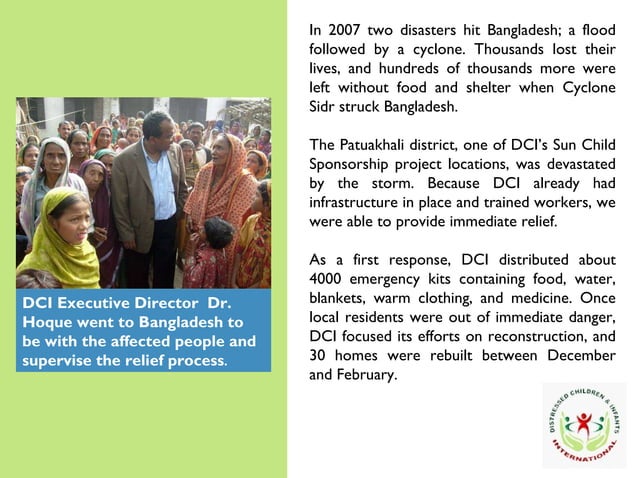 Disaster Relief & Rehabilitation Program Overview | PPT