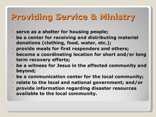 Disaster relief initiative | PPT