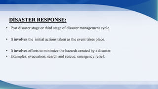 Disaster response | PPTX