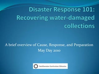 Disaster response 101 | PPTX