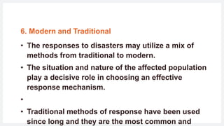 disaster Response final.pptx disaster response | PPTX