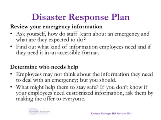 Disaster Response Plan | PPTX
