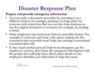 Disaster Response Plan | PPTX