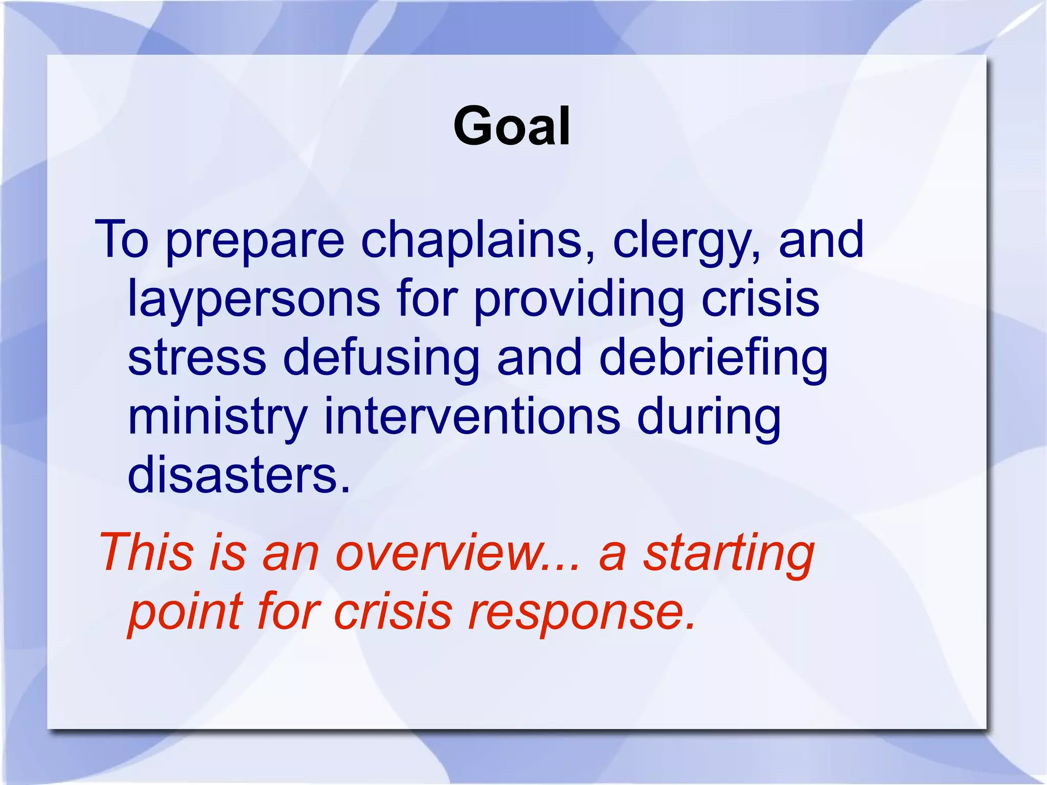 Disaster Response | PPT