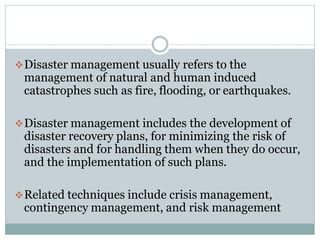 Disaster Risk and Emergency Management.pptx | First Aid | Injuries