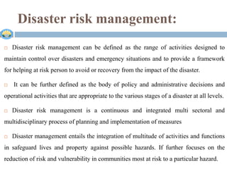 Disaster risk governance policy ppt.ppt