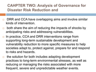 Disaster risk governance policy ppt.ppt