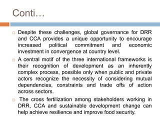 Disaster risk governance policy ppt.ppt