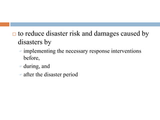 Disaster risk governance policy ppt.ppt