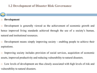 Disaster risk governance policy ppt.ppt