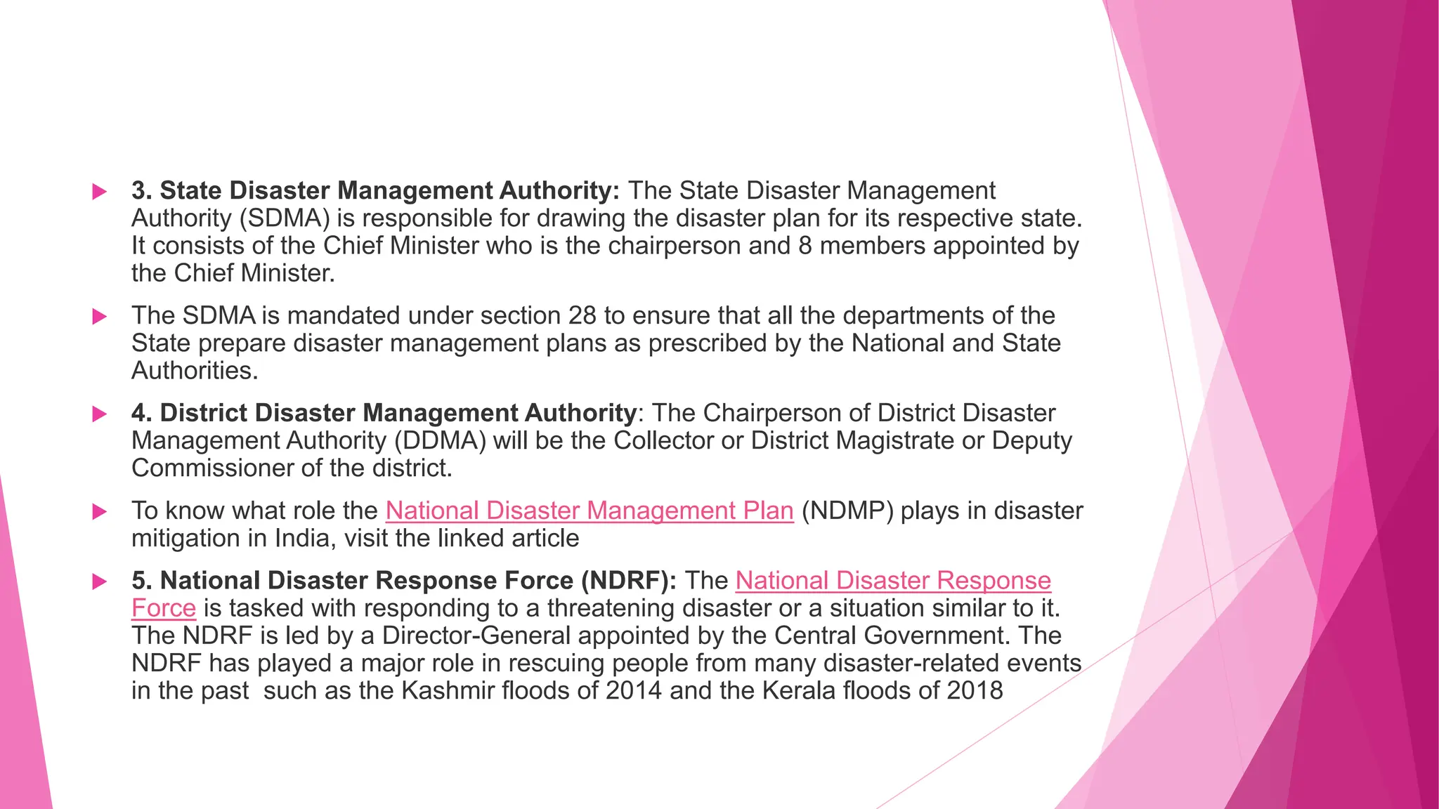 DISASTER RISK MANAGEMENT IN INDIA STUDYS | PPTX