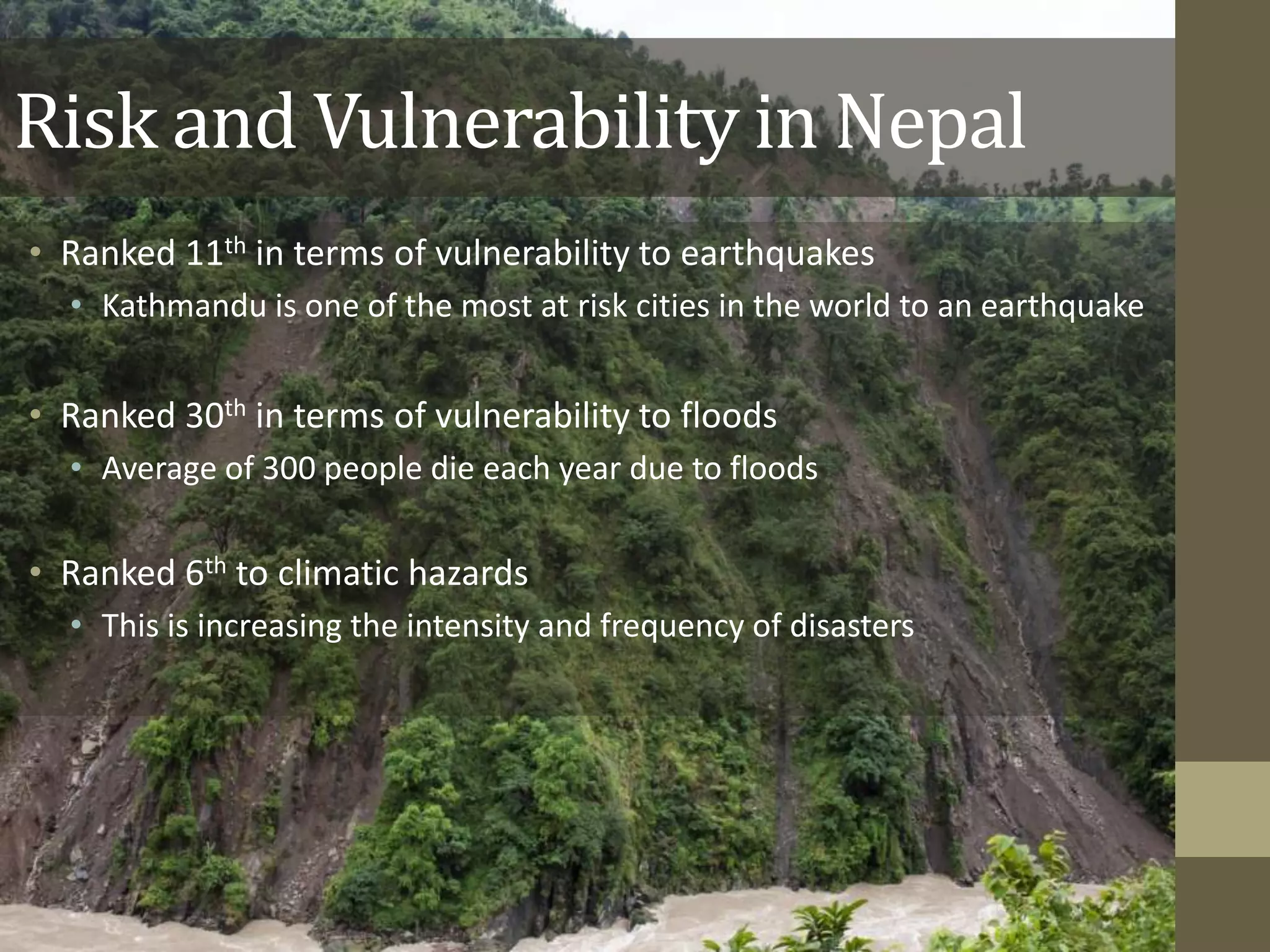 Disaster risk management in nepal | PPTX