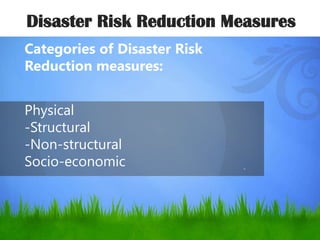 Disaster risk reduction | PPTX