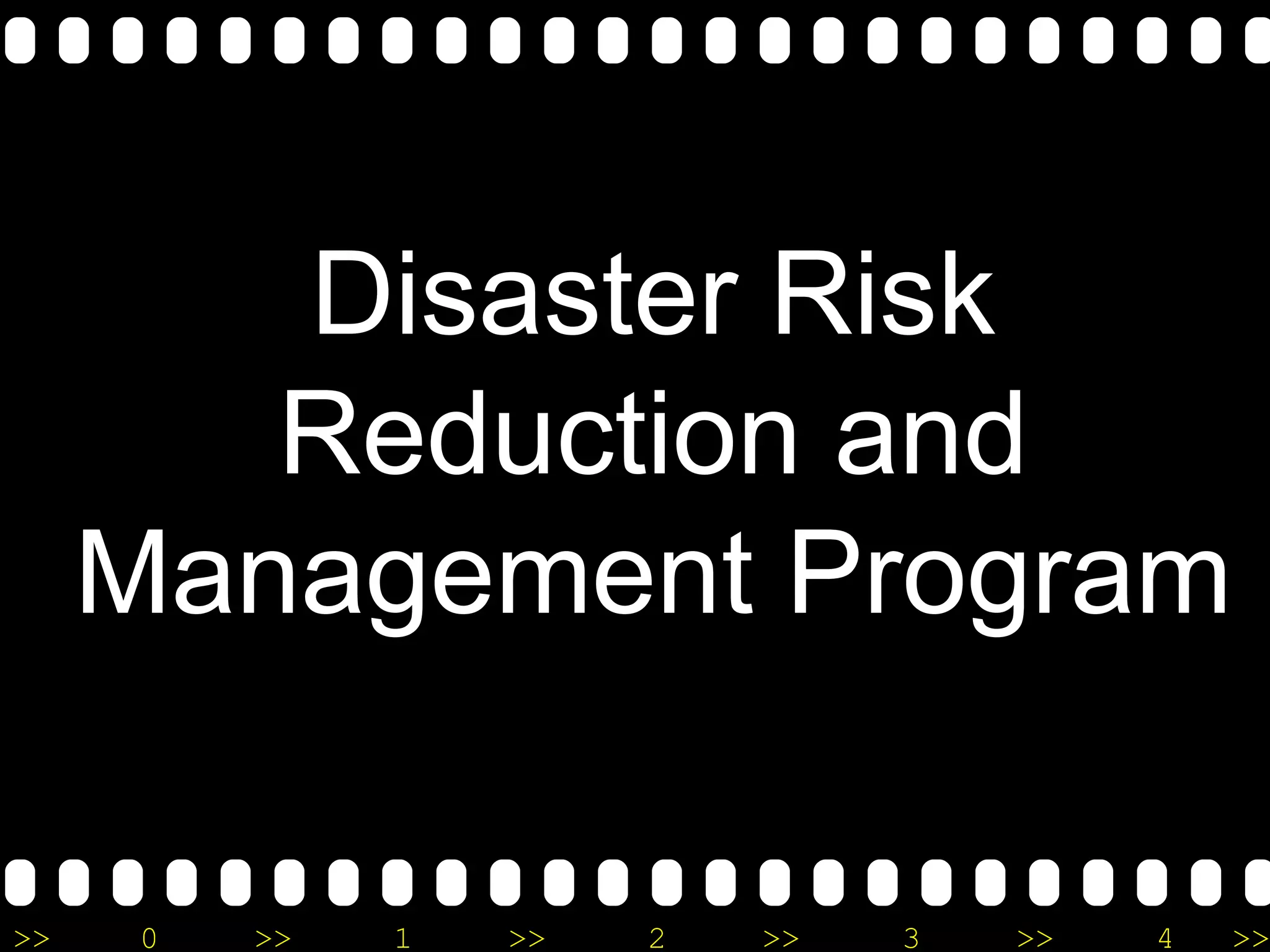 Disaster risk reduction | PPT