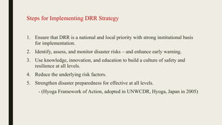 Disaster Risk Reduction | PPTX