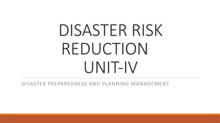 DISASTER RISK REDUCTION ppt e ngineering | PPTX