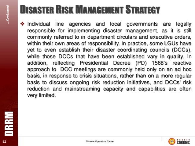 Disaster Risk Reduction and Management
