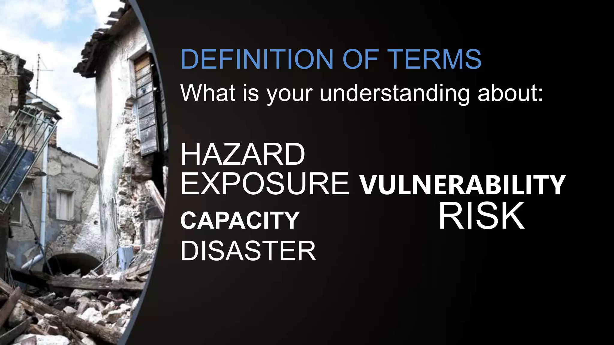 Disaster risk reduction and management | PPTX