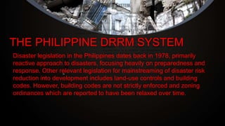 Disaster risk reduction and management | PPTX