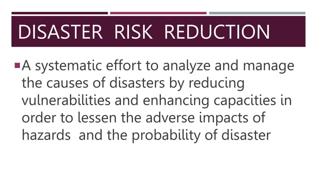 Disaster Risk Reduction and Management (DRRM).pptx | Environment | Science