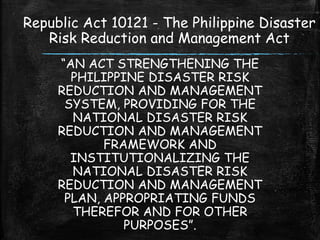 Disaster Risk Reduction Management | PPTX
