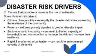 Disaster Risk & Risk Reduction.pptx