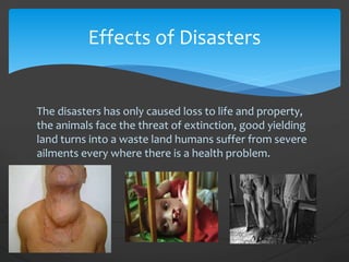 Disasters (man made and natural disasters) | PPTX
