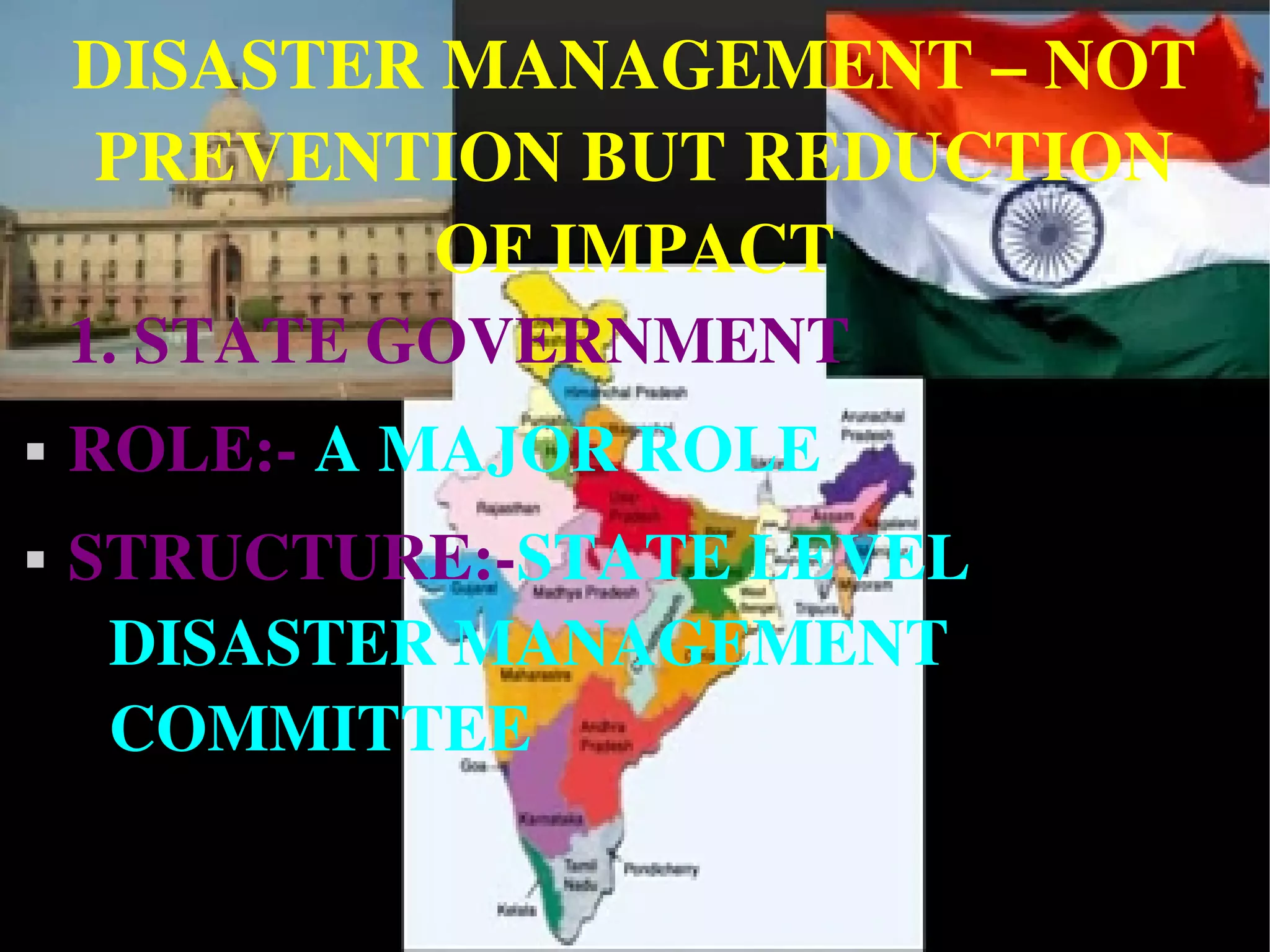 Disasters and disaster management in india | PDF