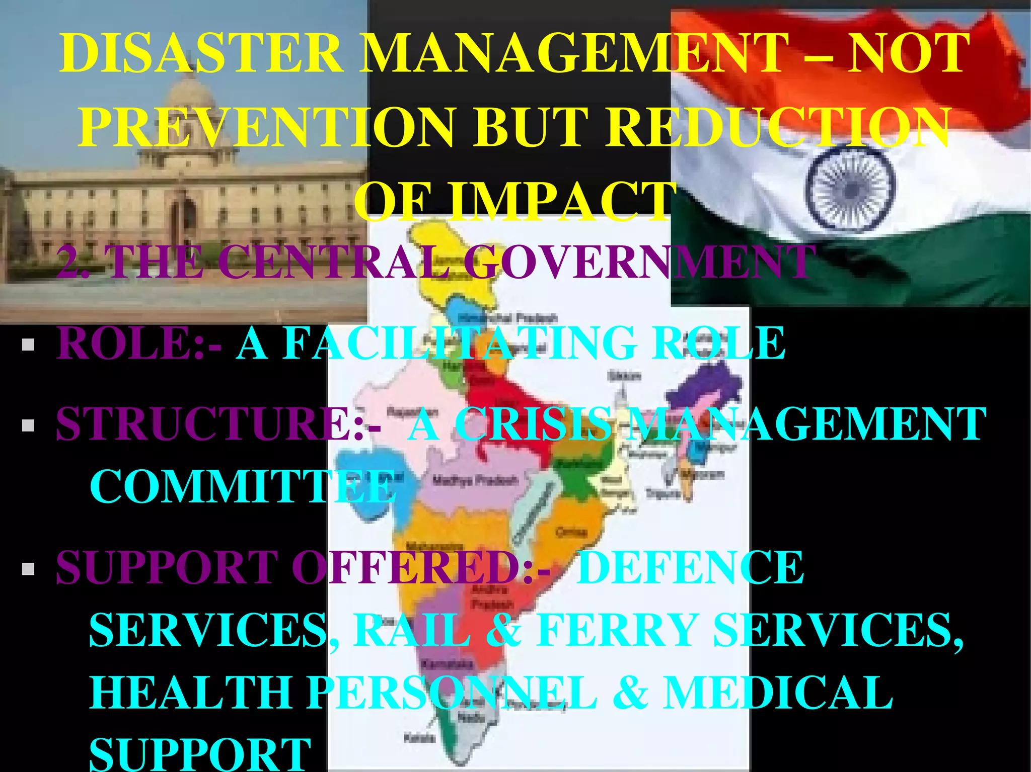 Disasters and disaster management in india | PDF