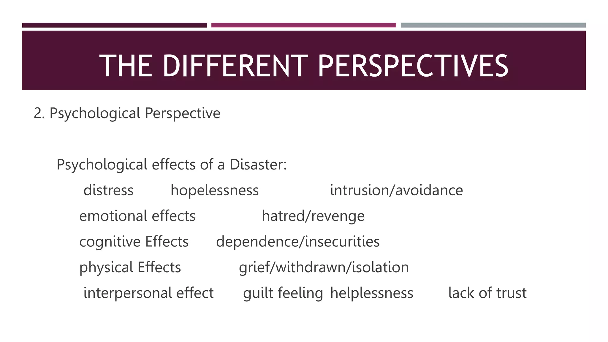 Disasters from Different Perspectives.pptx