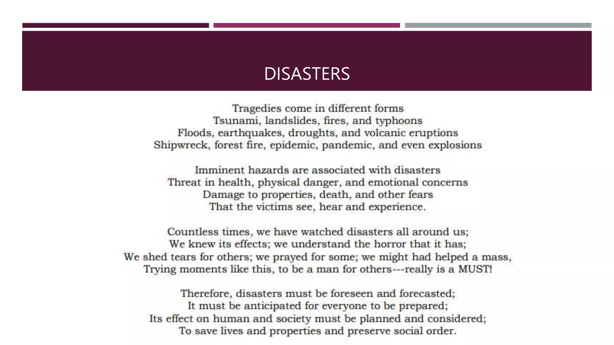 Disasters from Different Perspectives.pptx