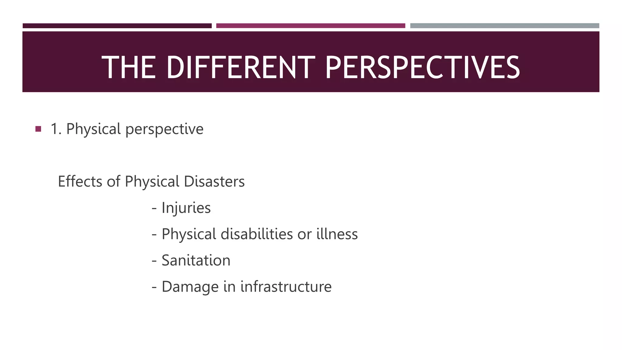 Disasters from Different Perspectives.pptx