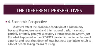 Disasters from Different Perspectives.pptx