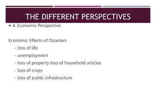Disasters from Different Perspectives.pptx